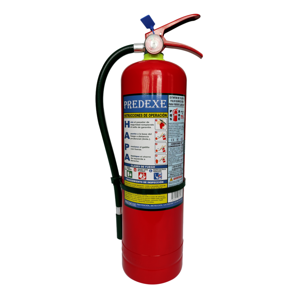Extintor 10 libras PQS - PREDEXE